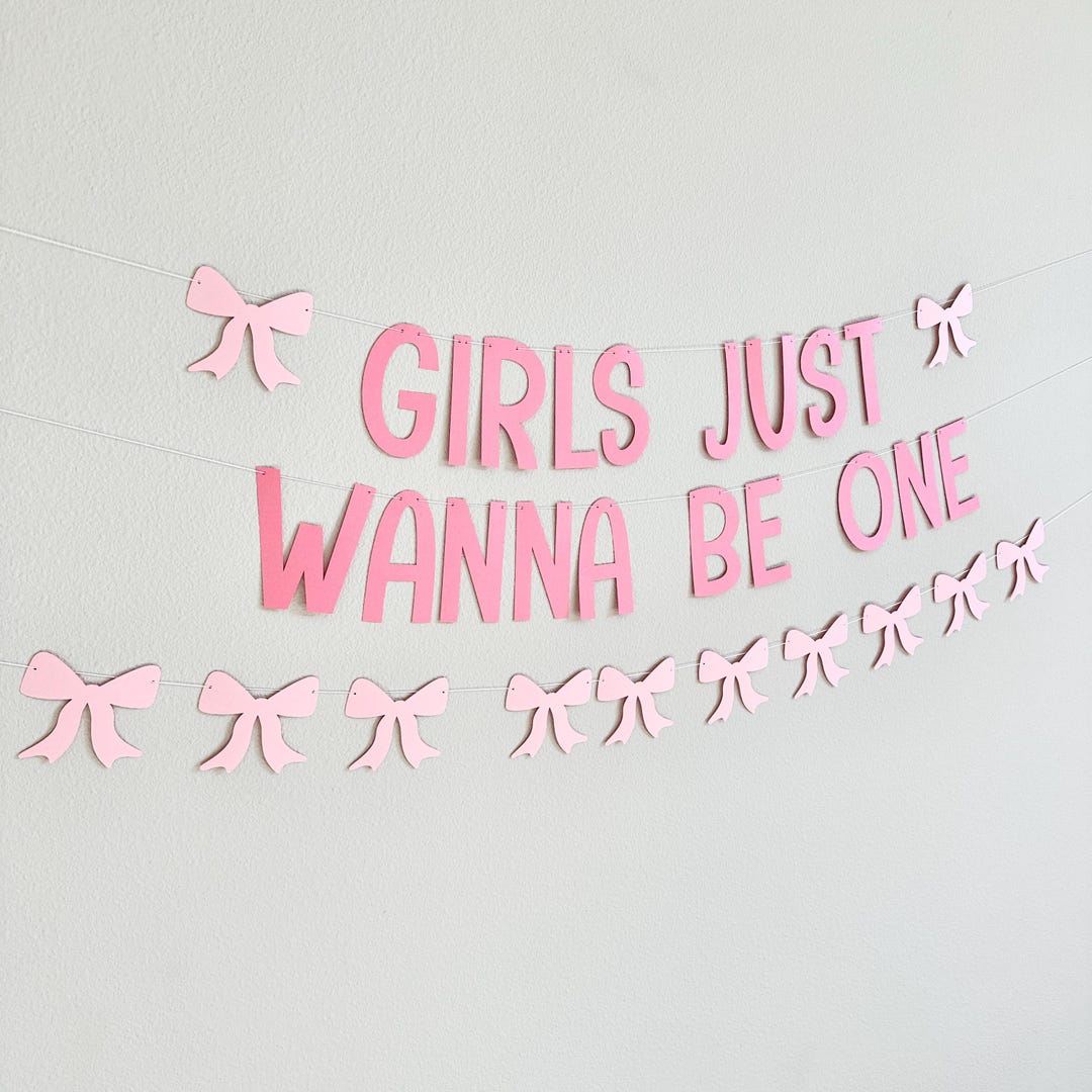 Girls Just Wanna Be One, 1st Birthday Party Theme Ideas, Coquette First ...