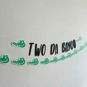 Two Da Bayou, 2nd Birthday Ideas, Alligator Second Birthday, Two Da ...