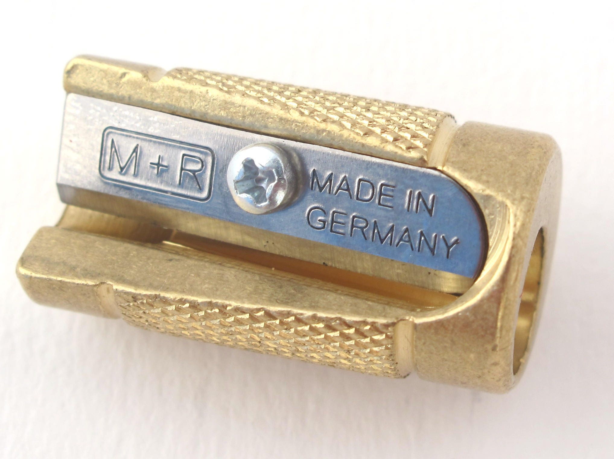 MR CASTOR Solid Brass Longpointer Sharpener - Etsy UK