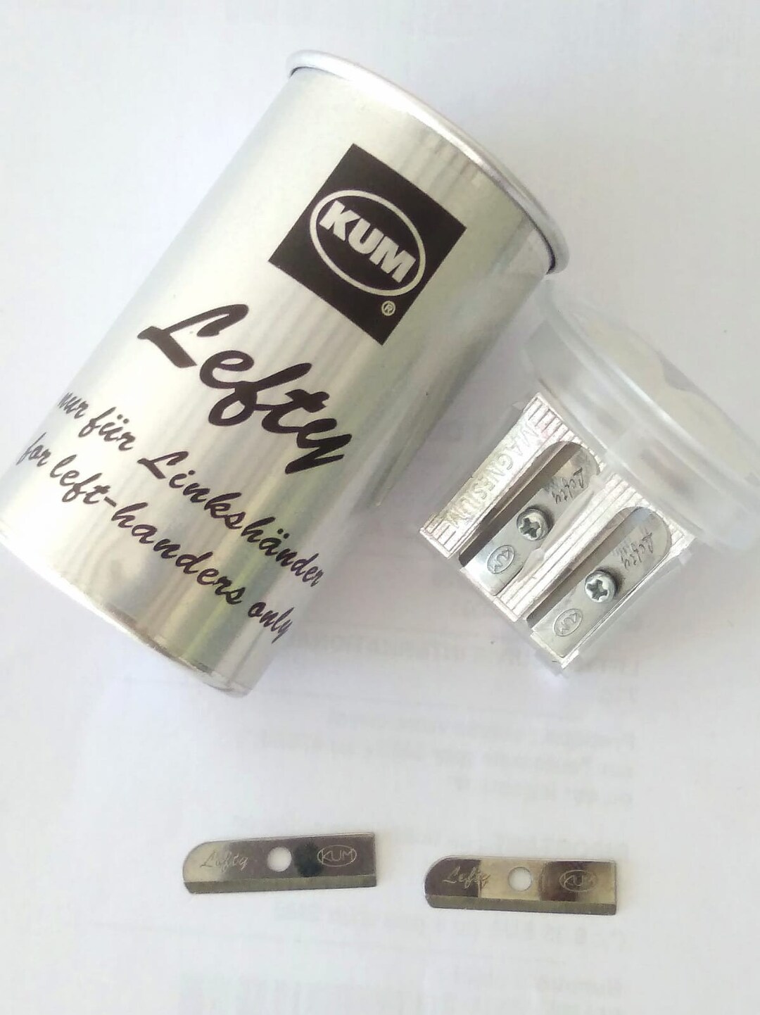KUM LEFTY - Aluminium Can - Pencil Sharpener - Etsy