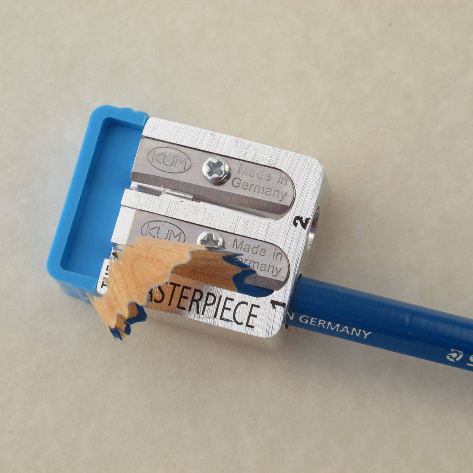 KUM MASTERPIECE LONGPOINTER Pencil Sharpener With 2 Spare - Etsy