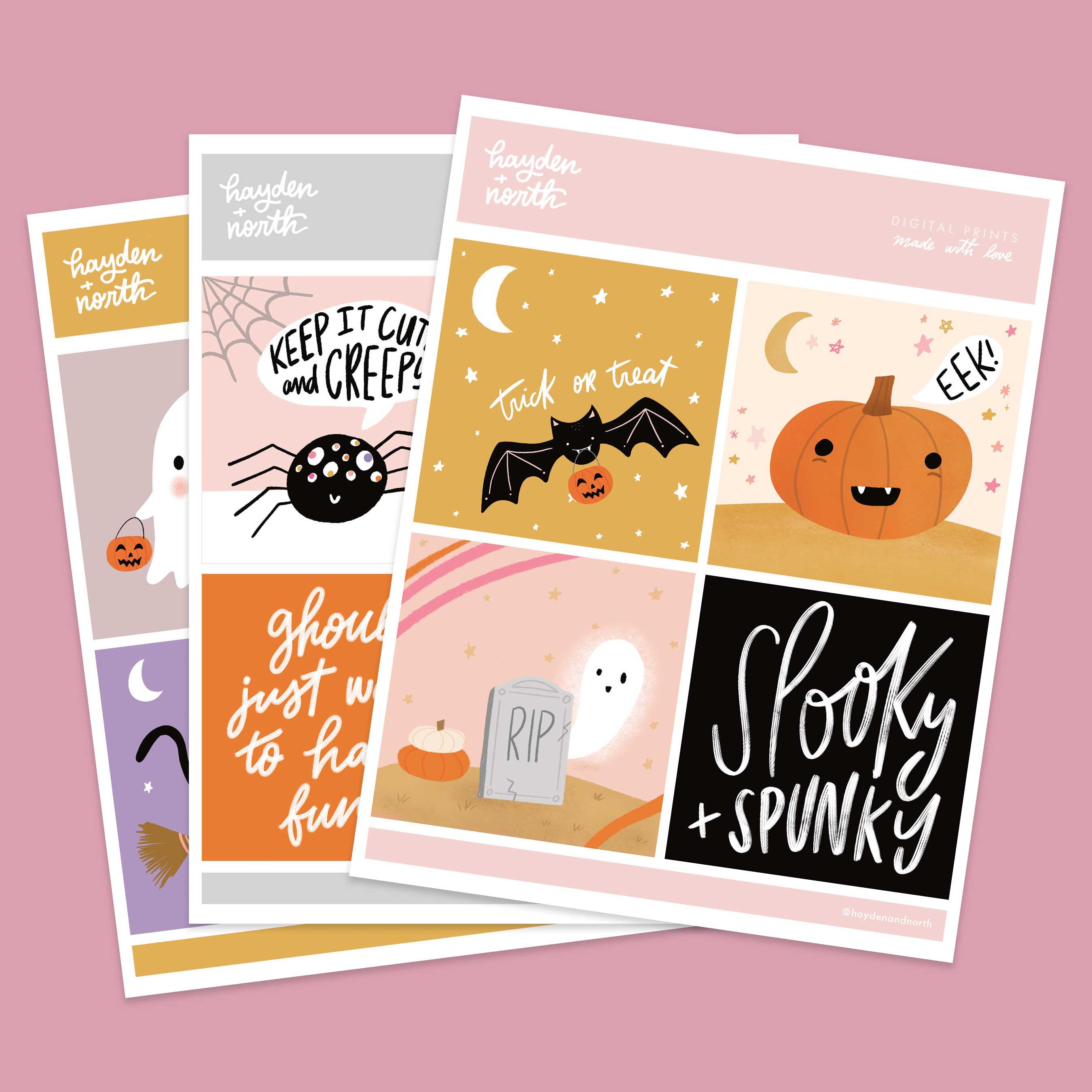 Spooky Mini Prints 2020 - Etsy