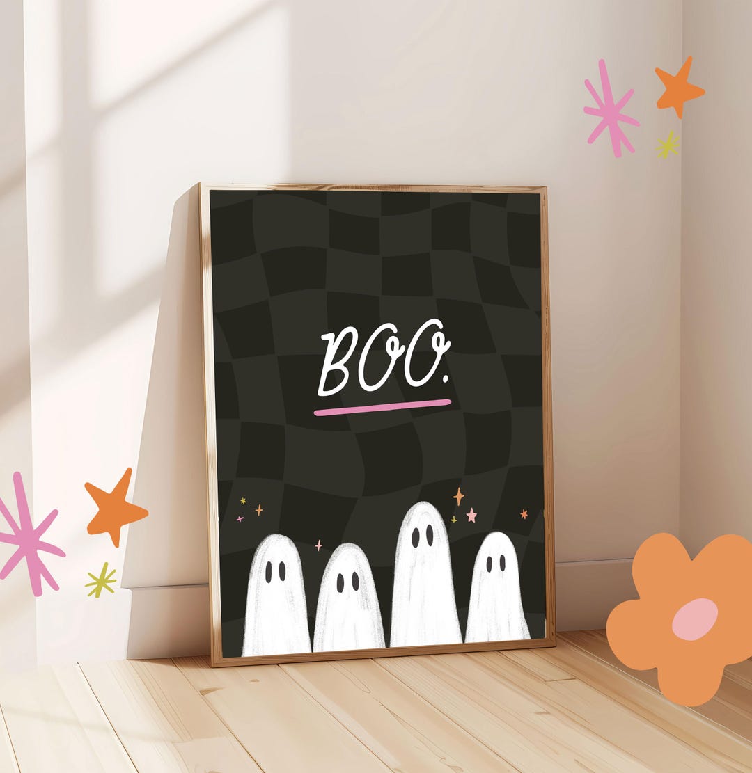 Ghostie Boo Crew Halloween Print (digital Download) - Etsy