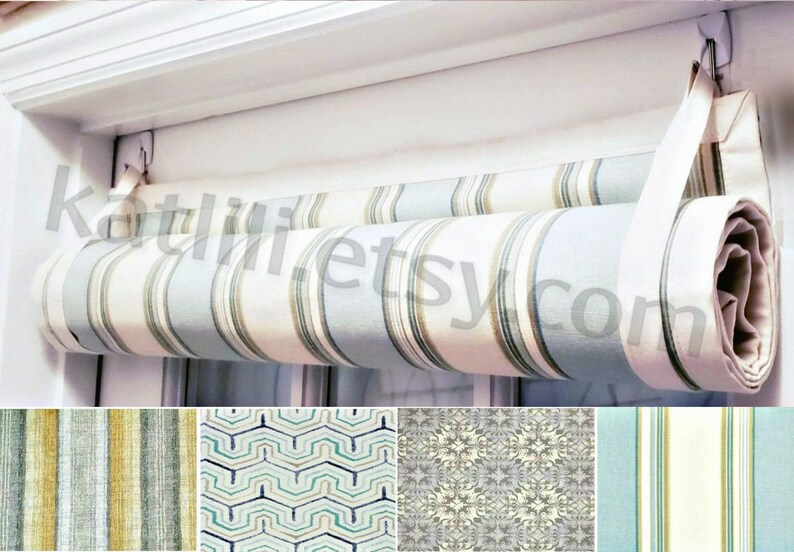 Roll up Door Shade French Door Covers Glass Door Custom - Etsy