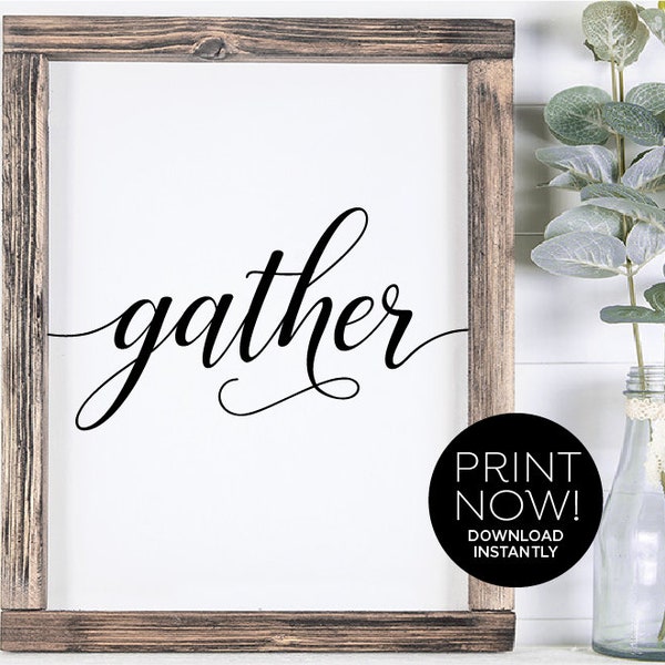 Gather Printable - Etsy