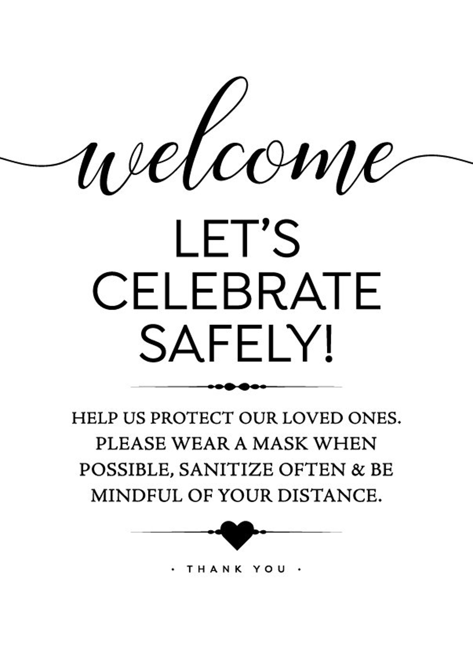 Let's Celebrate Safely Help Protect Friends Family Wear - Etsy
