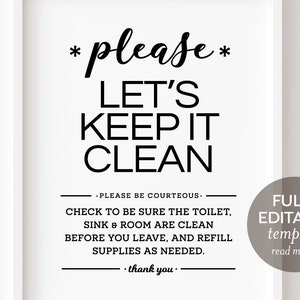 Please Refill Sign - Etsy