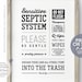 Sensitive Septic System Sign Ready to Ship or Print at Home Instantly ...