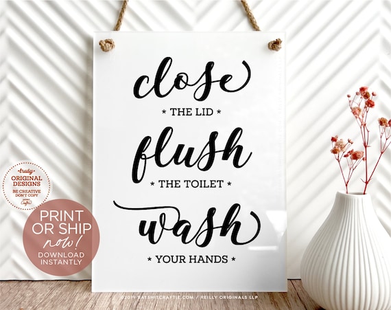 Bathroom Sign Ideas