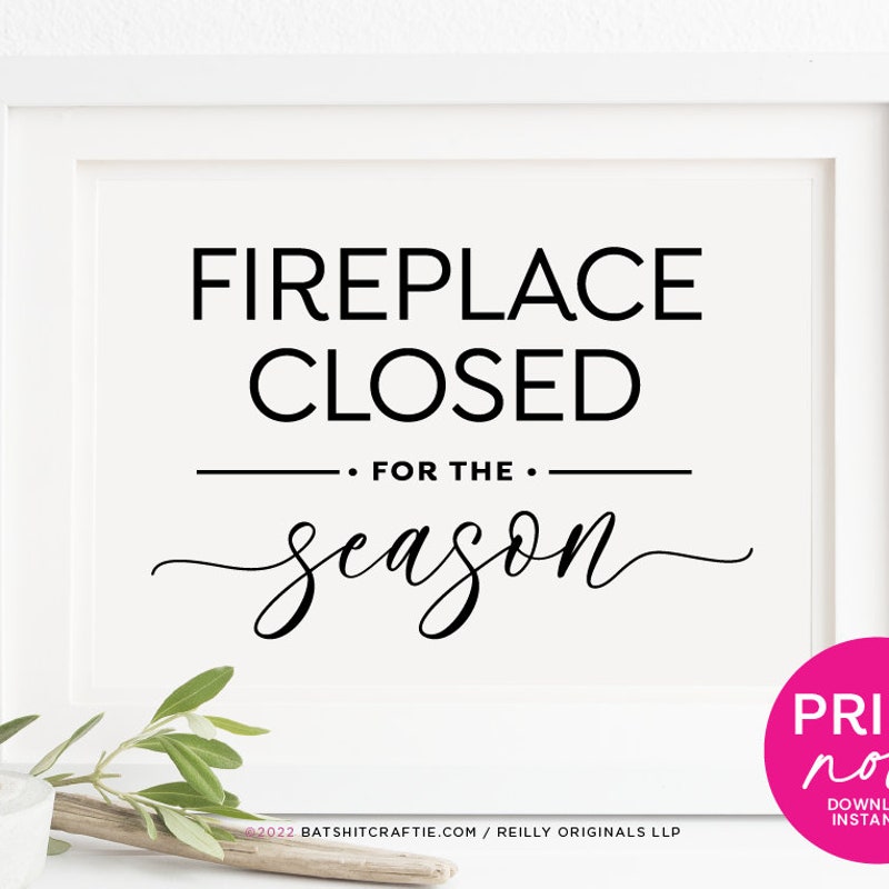 Fireplace Signs - Etsy