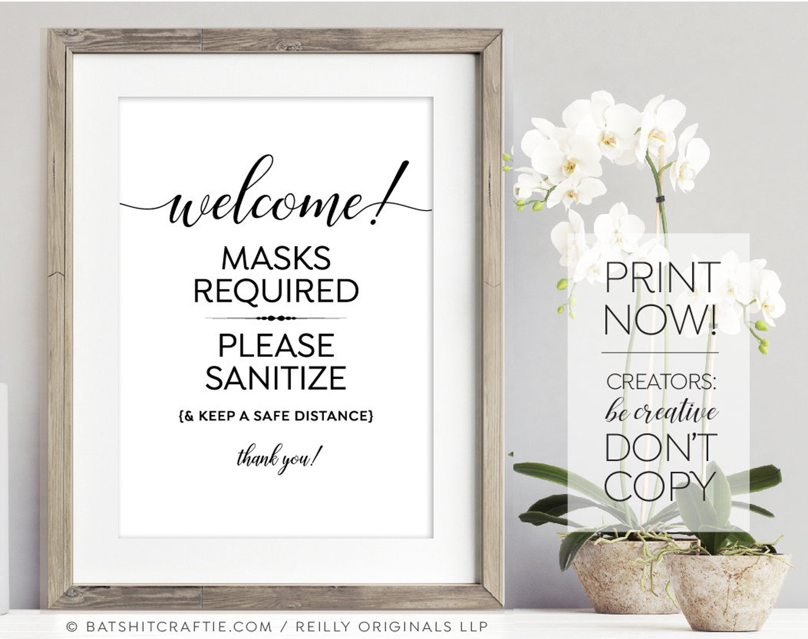 Welcome Masks Required Please Sanitize & Keep Safe Distance - Etsy