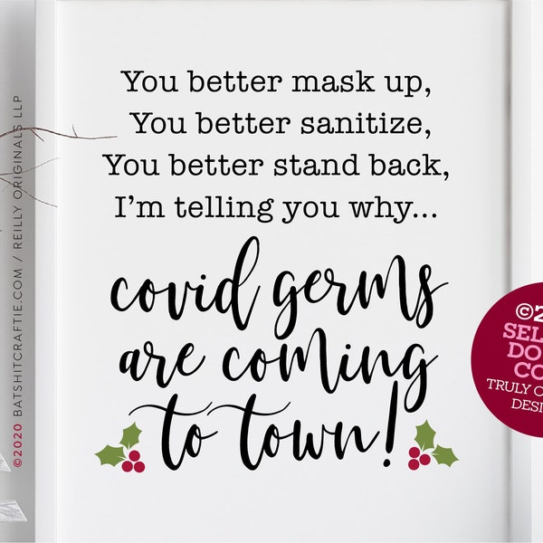 Covid Mask Funny Signs - Etsy