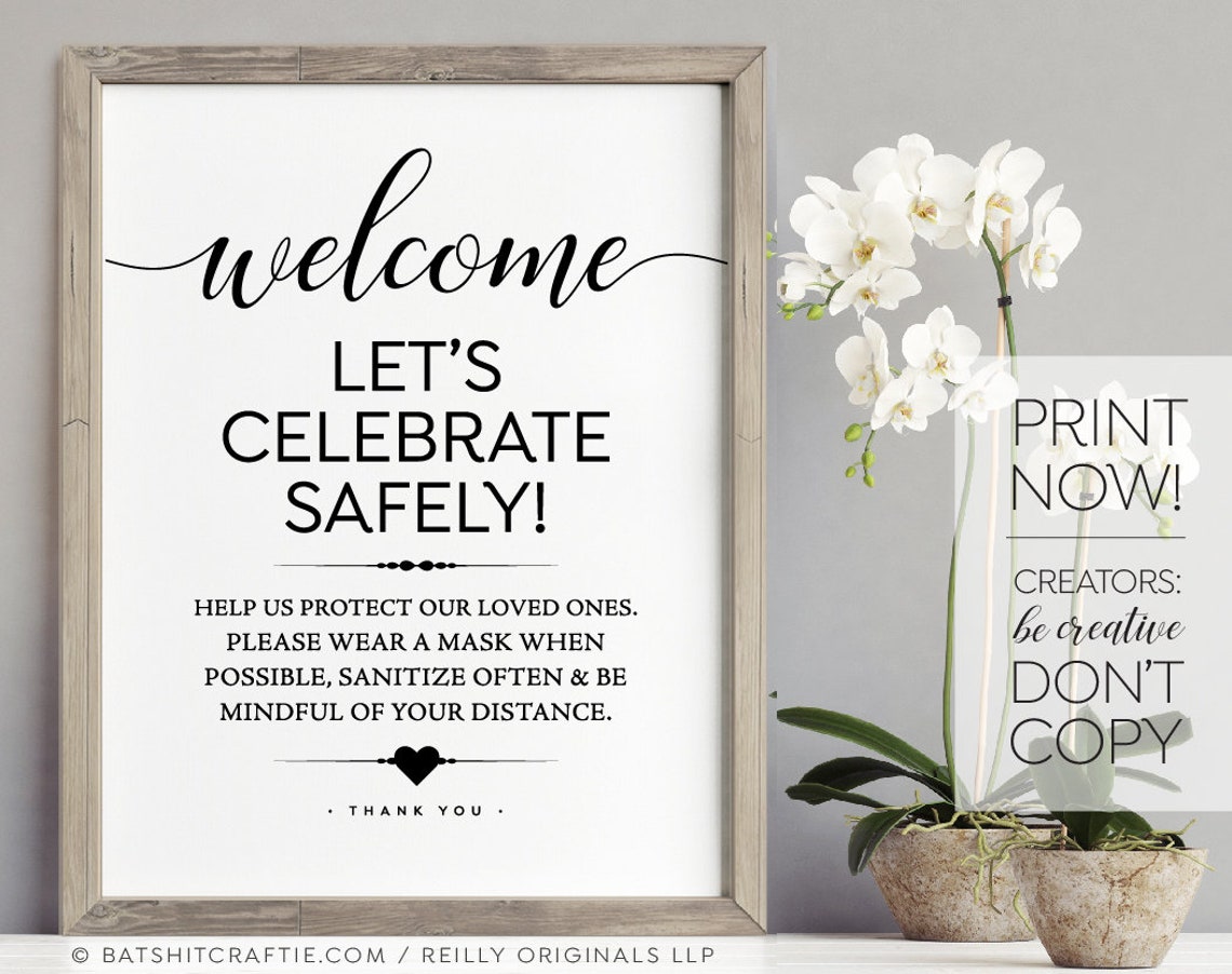 Let's Celebrate Safely Help Protect Friends Family Wear - Etsy