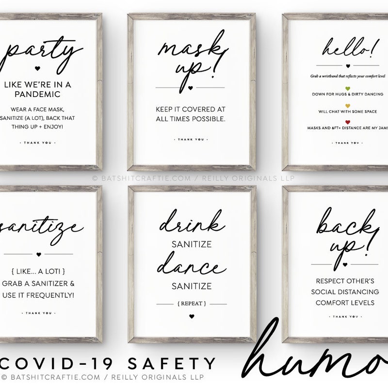 Covid Mask Funny Signs - Etsy