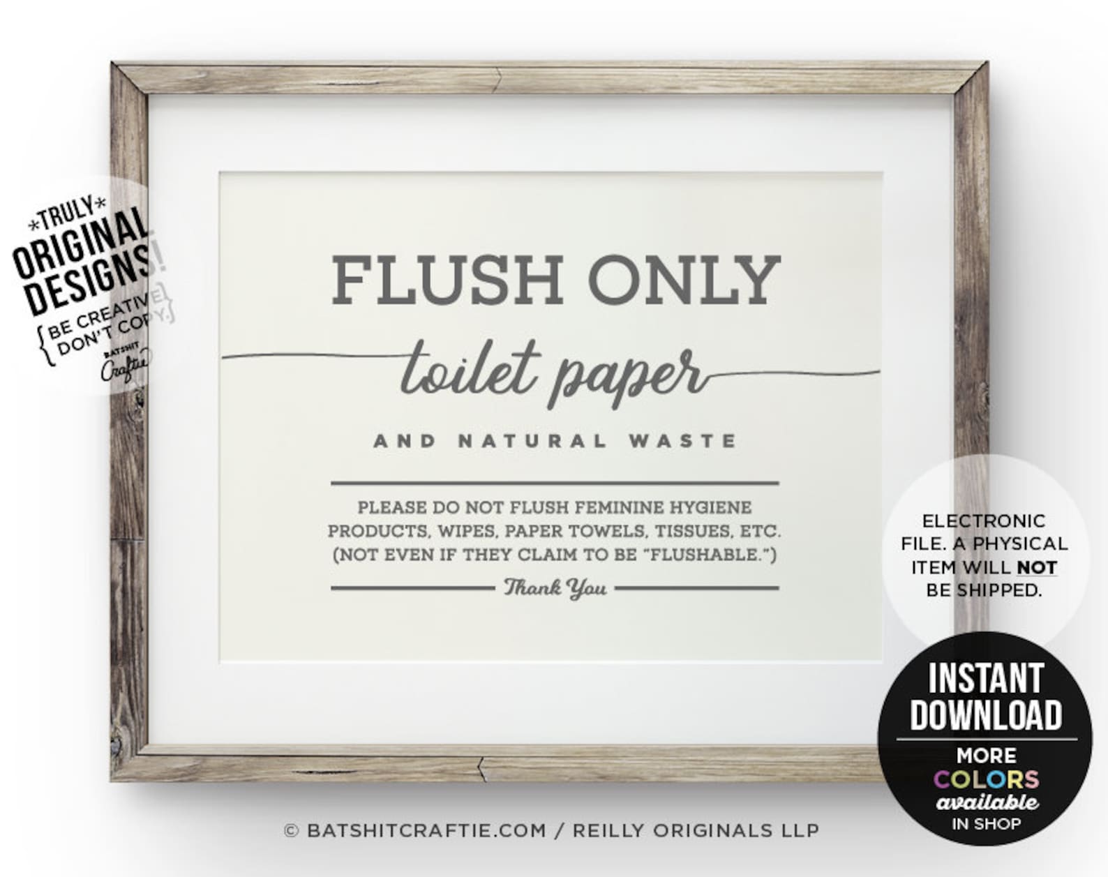 Septic System Sign PRINTABLE Bathroom Sensitive Plumbing Flush - Etsy