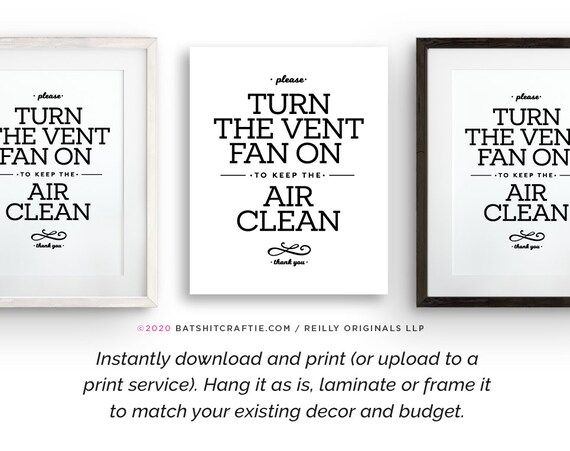 Turn Fan On Bathroom Signs Exhaust Fan Brand New Bathroom Fan