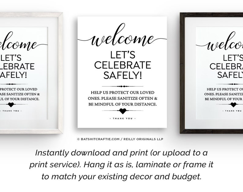 Let's Celebrate Safely Help Protect Friends Family | Etsy