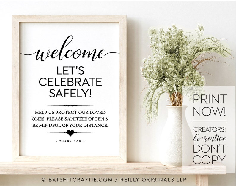 Let's Celebrate Safely Help Protect Friends Family | Etsy