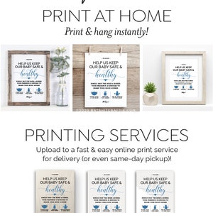 Protect Newborn Baby Please Sanitize Hands Wear a Mask Keep Safe ...