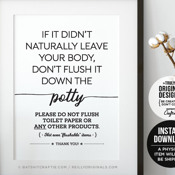 Pee Only Bathroom Sign - Etsy