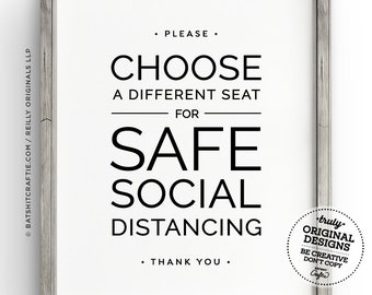 Occupied Seat Sign - Etsy