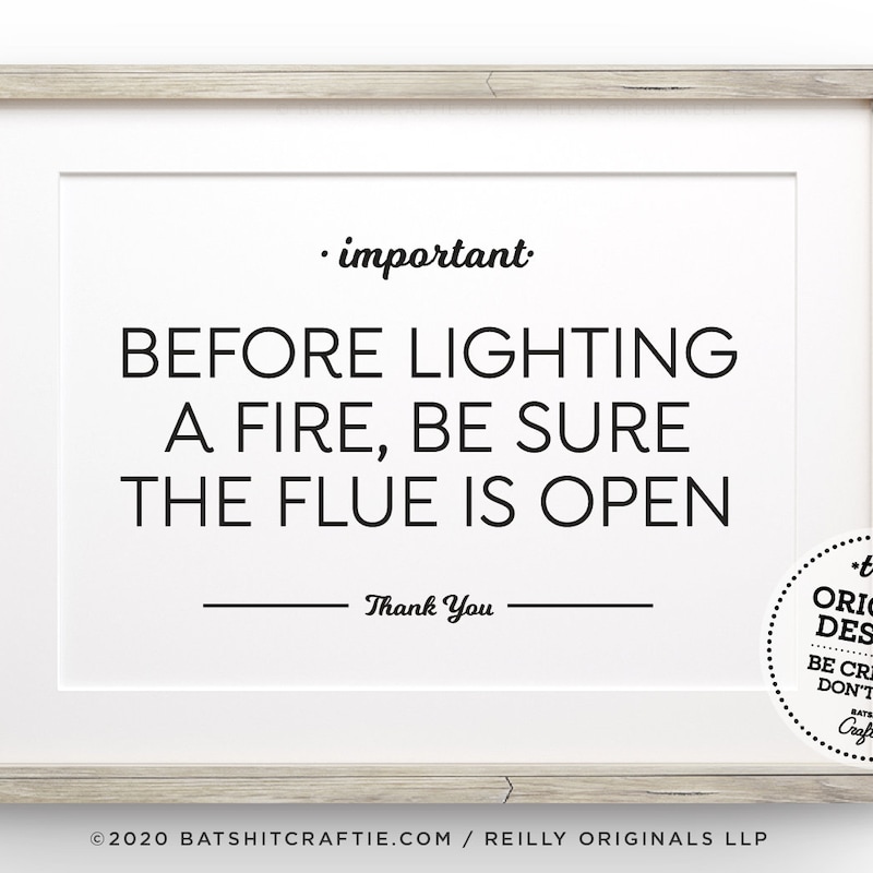 Fireplace Signs - Etsy