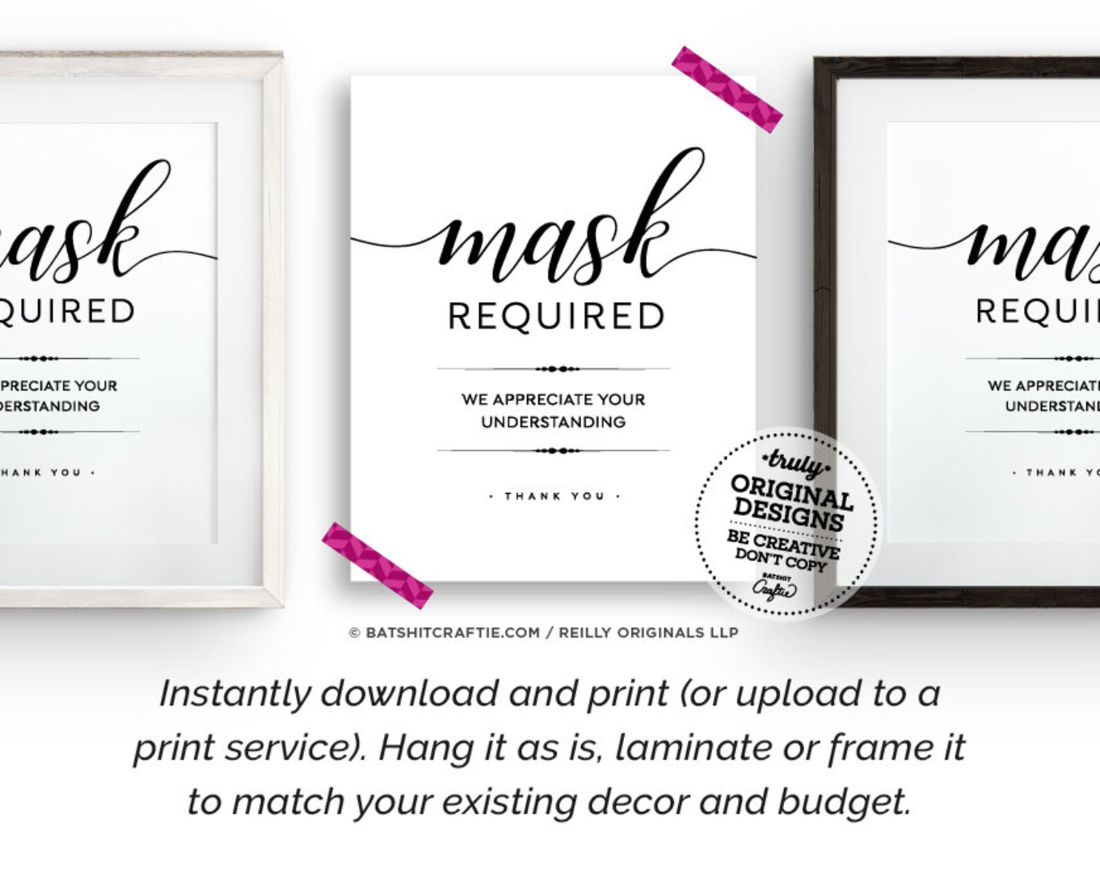 Face Mask Required PRINTABLE SIGN Office Workplace Restaurant - Etsy