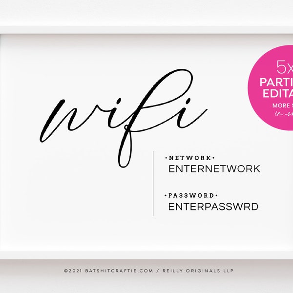 Wifi Sign for Office - Etsy