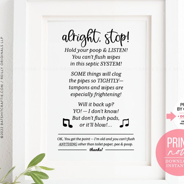 Pee Only Bathroom Sign - Etsy