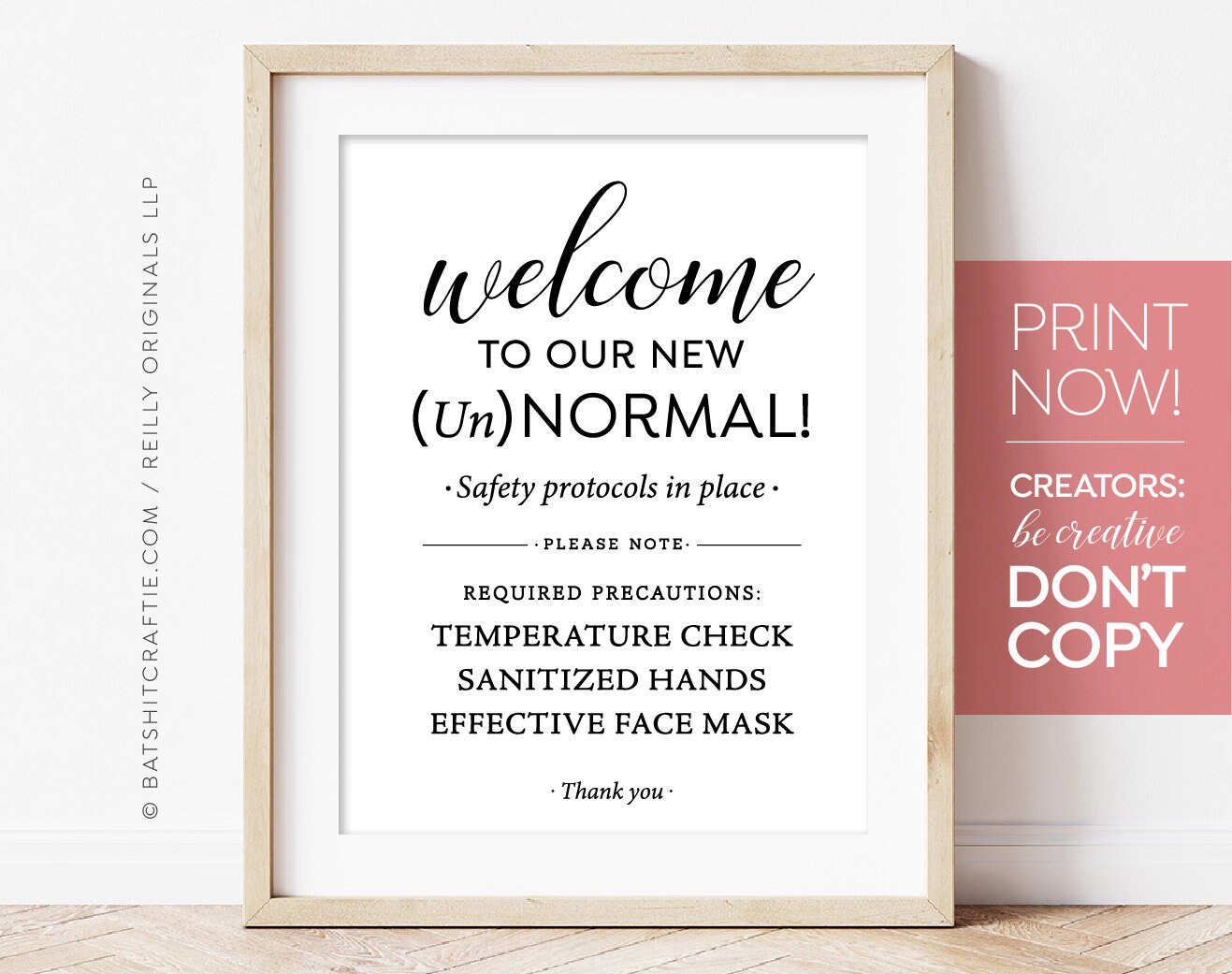 Welcome New un Normal Safety Protocols Required Printable - Etsy