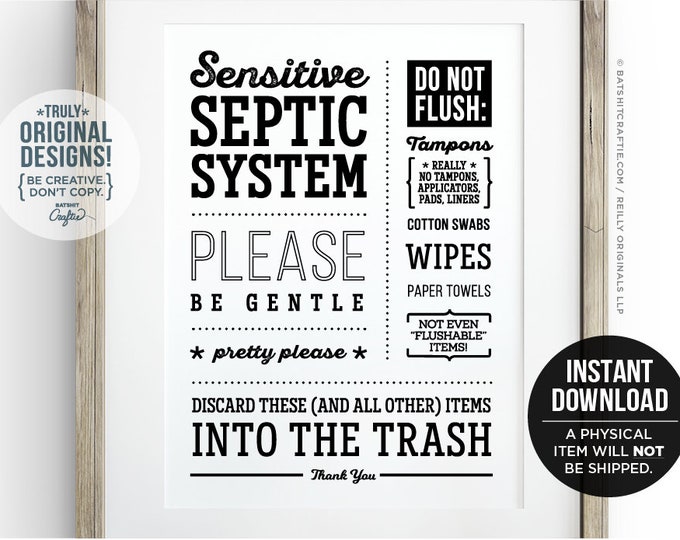 Sanitary Bin Sign for Toilet, Ladies, Loo, Bathroom, W.C - Hanging ...