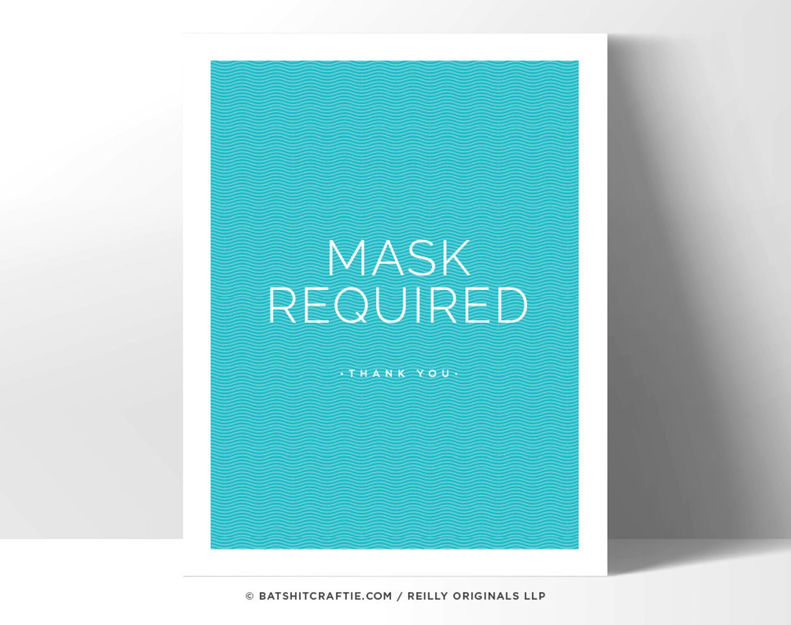 Simple Face Mask Required PRINTABLE SIGN Office Restaurant | Etsy