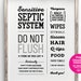 Cute Septic System Printable Sign now Protected by Copyright Do Not ...