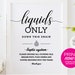Liquids Only Down This Drain ~ Printable Septic System Sign for Home ...