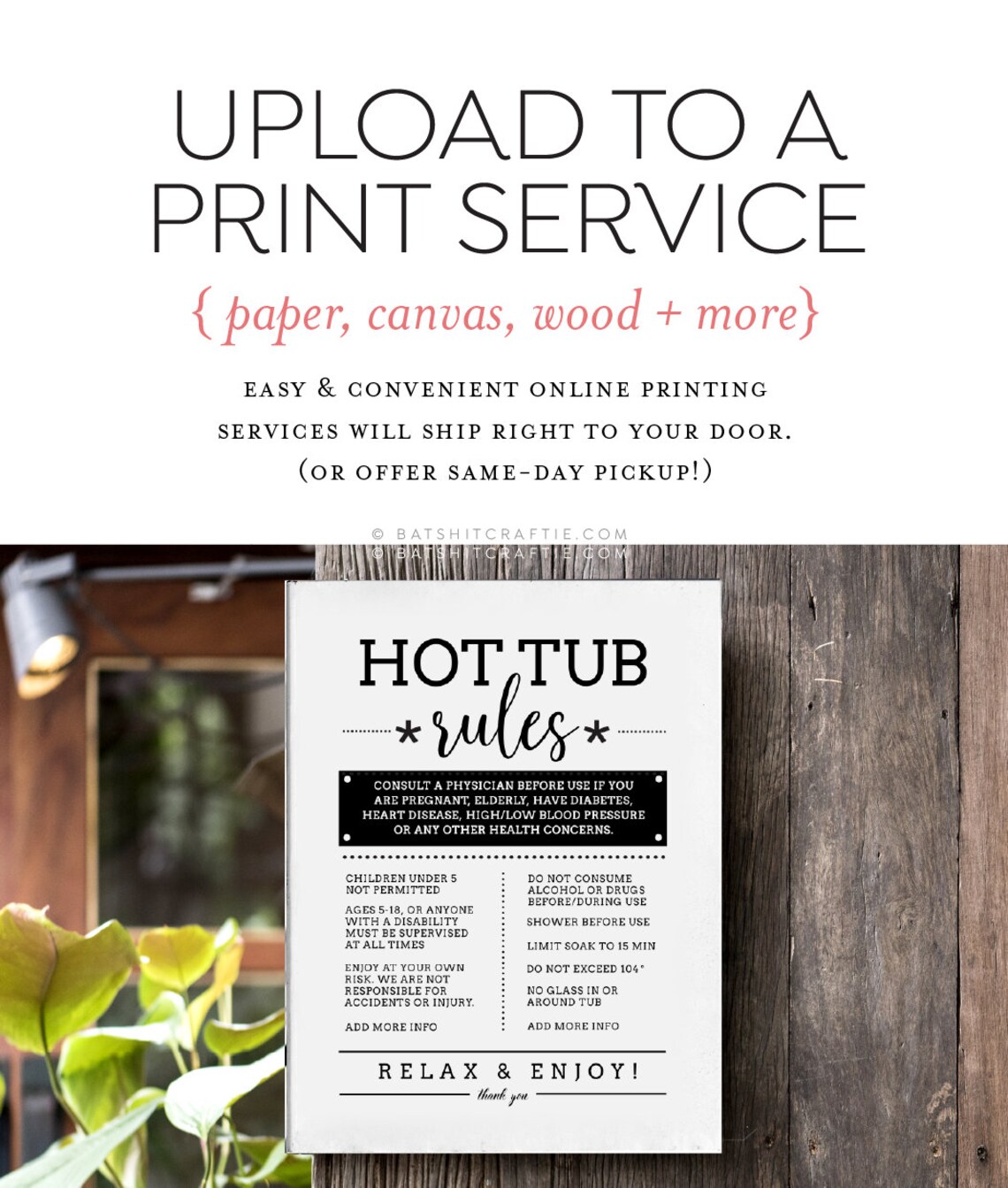 Editable Template Hot Tub Rules Printable Sign for Airbnb | Etsy