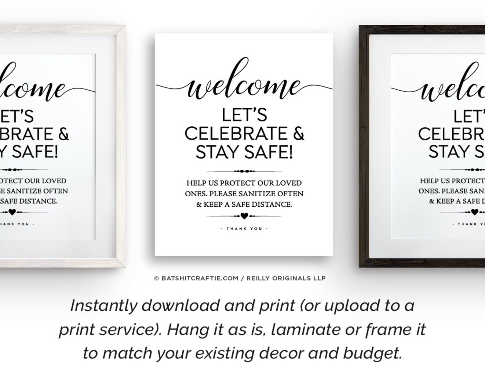 Let's Celebrate & Stay Safe Protect Our Friends Family | Etsy