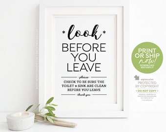 Before You Leave Print - Etsy