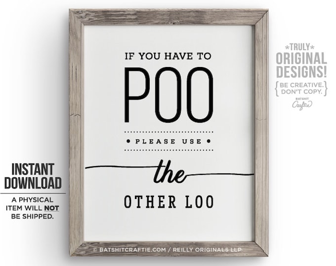 Septic System Sign PRINTABLE Bathroom Sensitive Plumbing Flush Only Pee ...