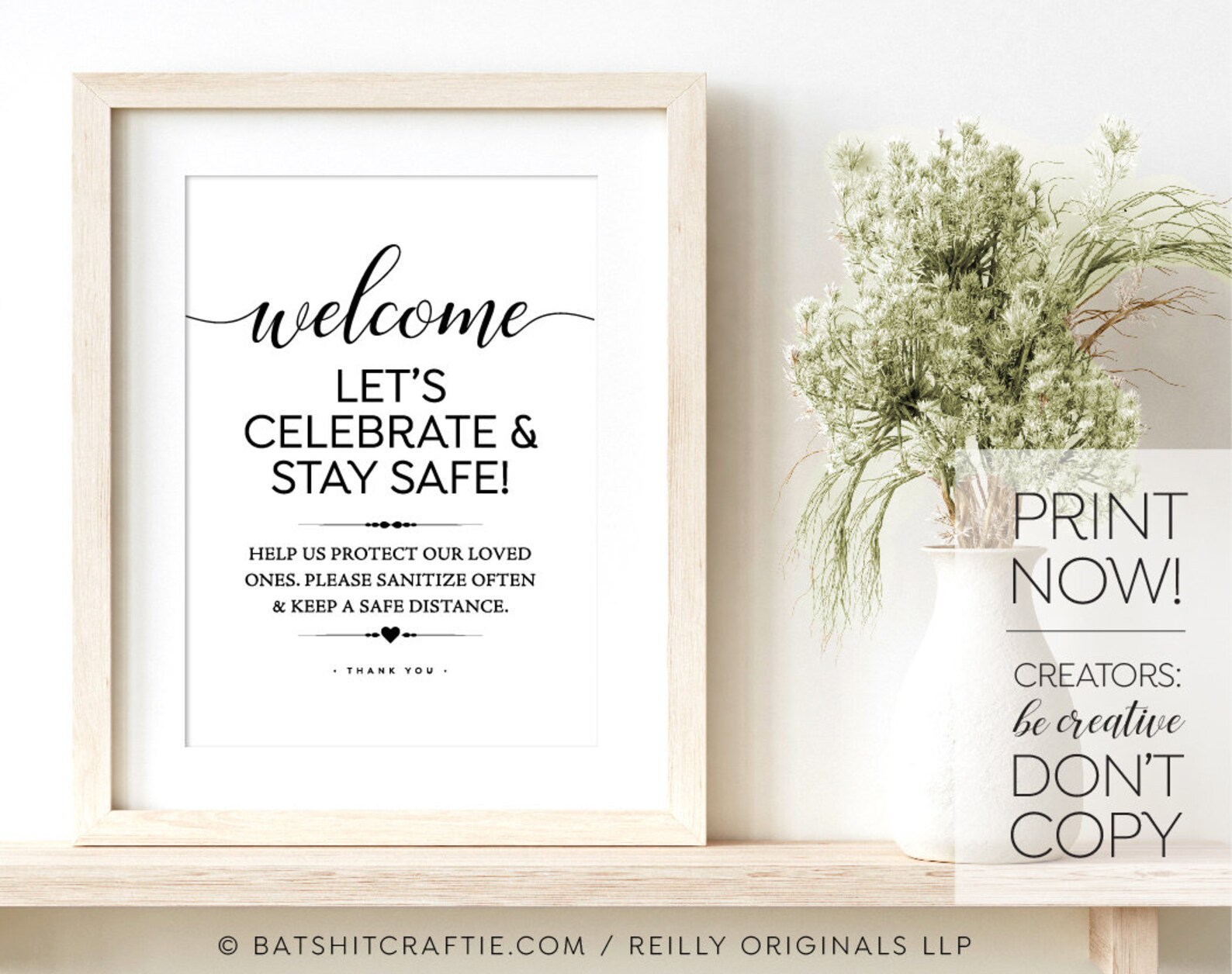 Let's Celebrate & Stay Safe Protect Our Friends Family | Etsy