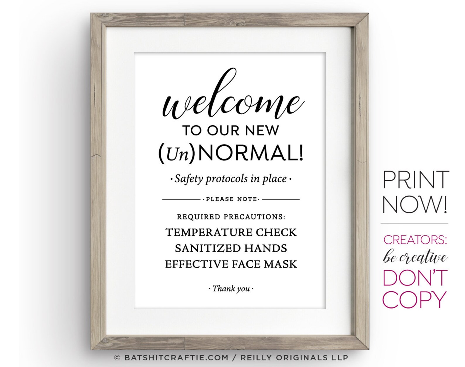Welcome New un Normal Safety Protocols Required Printable - Etsy