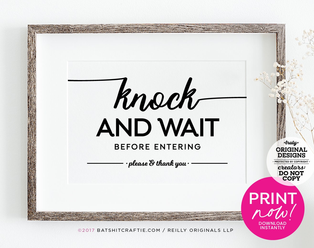 To My Room Knock Before Entering