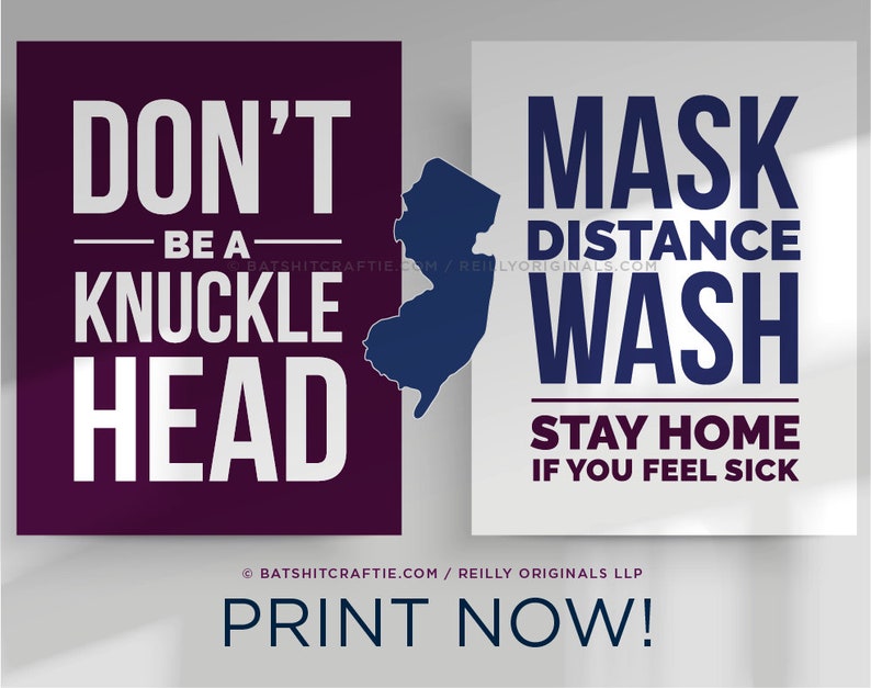 Funny Don't Be A Knucklehead PRINTABLE Poster Sign Wash - Etsy
