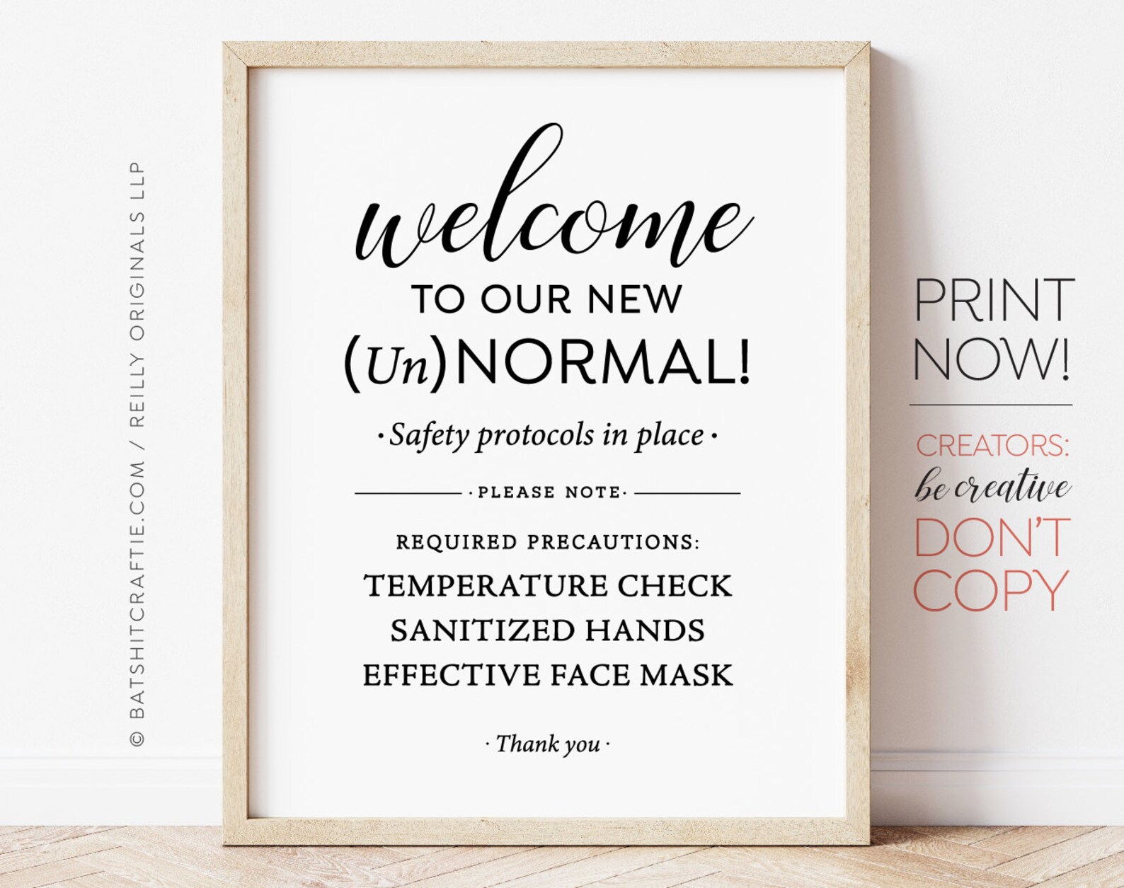 Welcome New un Normal Safety Protocols Required Printable - Etsy