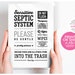 Sensitive Septic System Sign Ready to Ship or Print at Home - Etsy