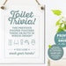 Printable Funny Bathroom Sign ~ Toilet Trivia {protected by Copyright ...