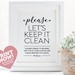 Please Keep It Clean Bathroom Sign PRINTABLE Sink and Toilet Cute ...