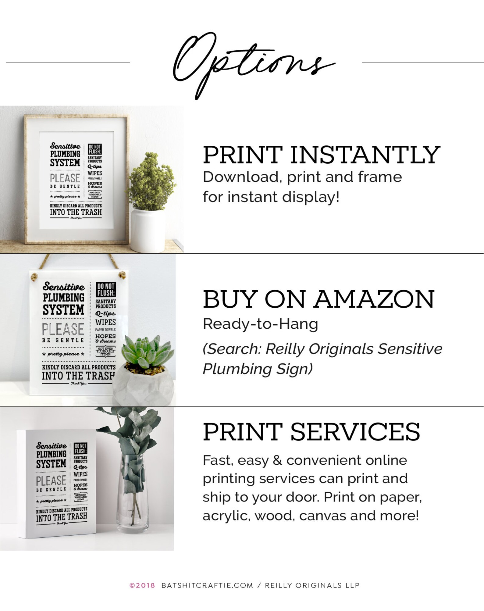 Sensitive Plumbing Bathroom Sign Ready to Print Instantly or - Etsy