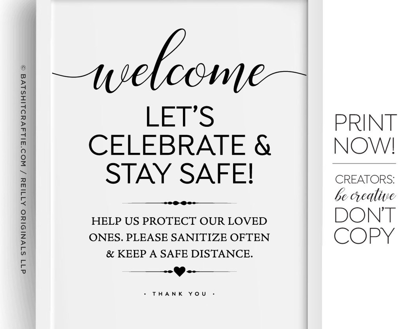 Let's Celebrate & Stay Safe Protect Our Friends Family | Etsy