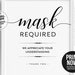 Face Mask Required PRINTABLE SIGN Office Workplace Restaurant Bathroom ...