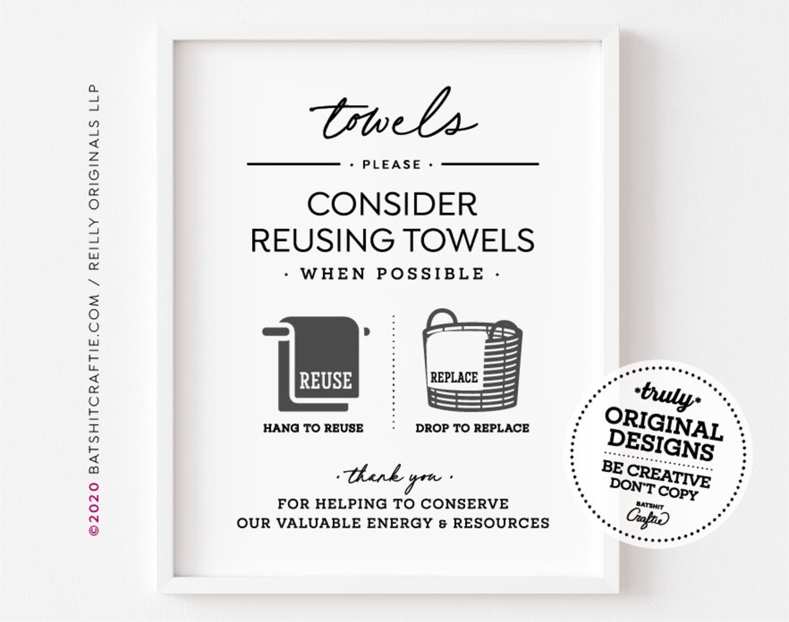 Please Consider Reusing Towels Printable Sign Conserve - Etsy New Zealand